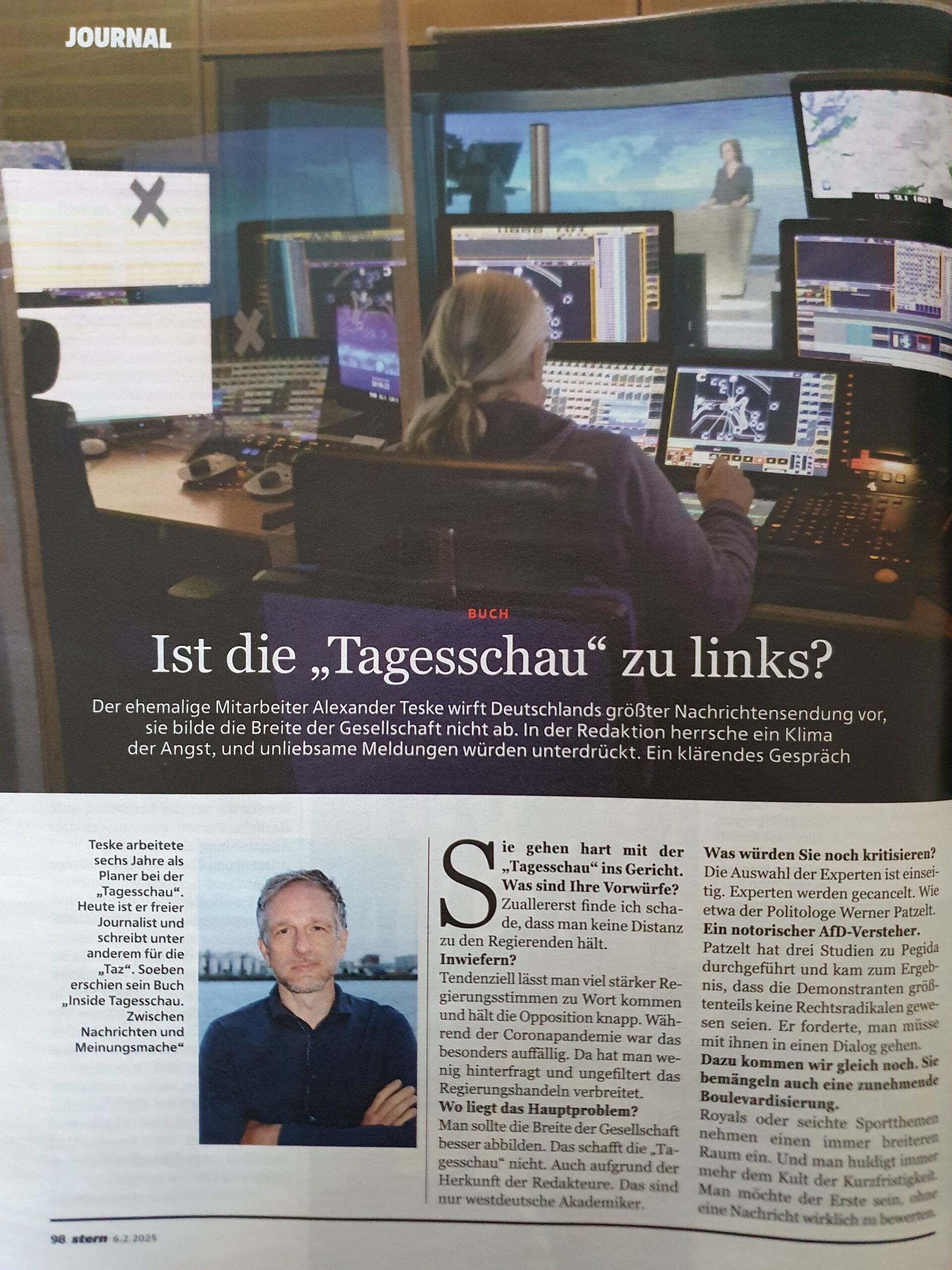 inside TAGESSCHAU - Alexander Teske